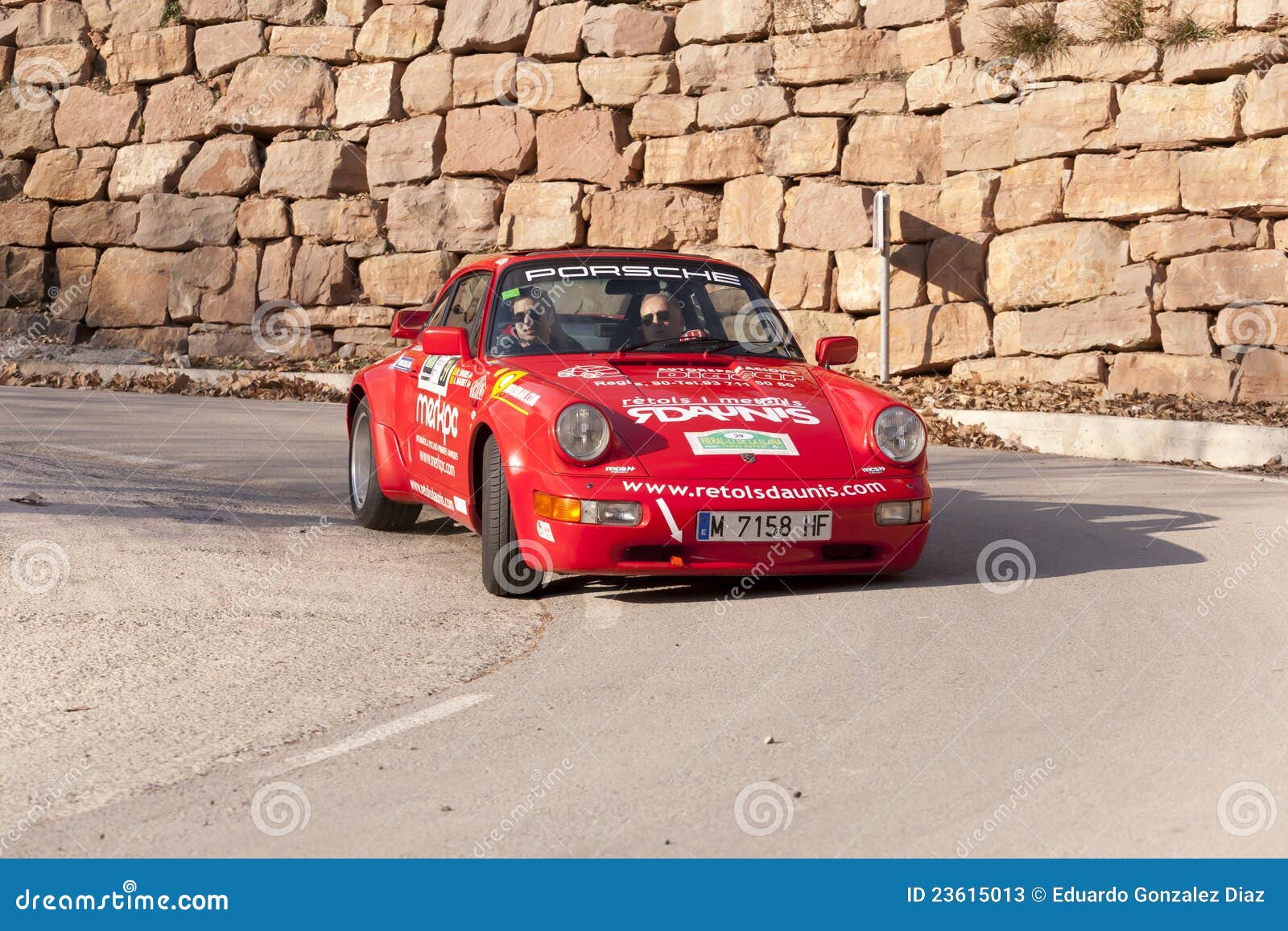 Vintage car rally editorial stock photo. Image of regularity - 23615013