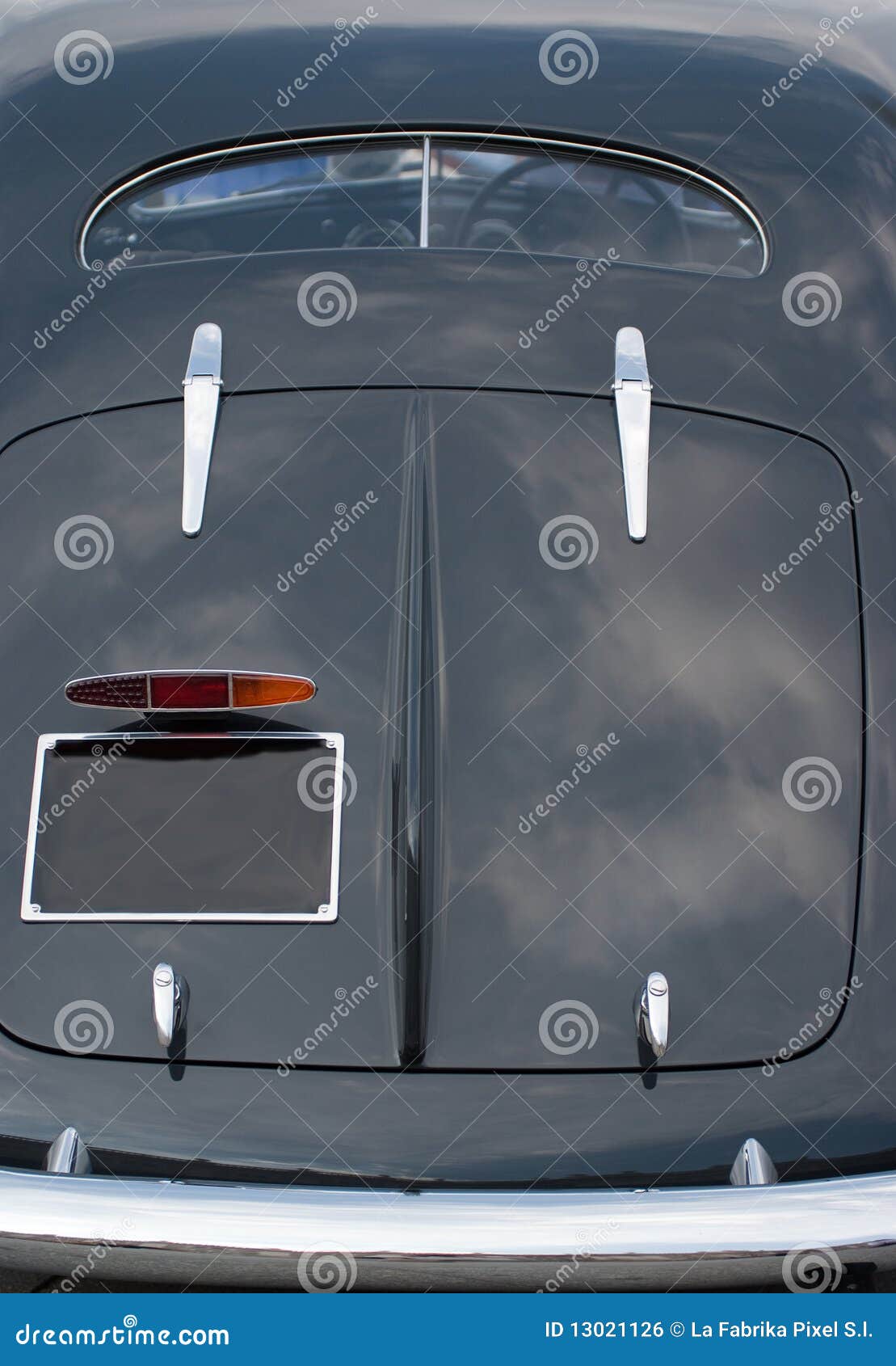 Vintage car rear stock photo. Image of luxury, vehicle - 13021126