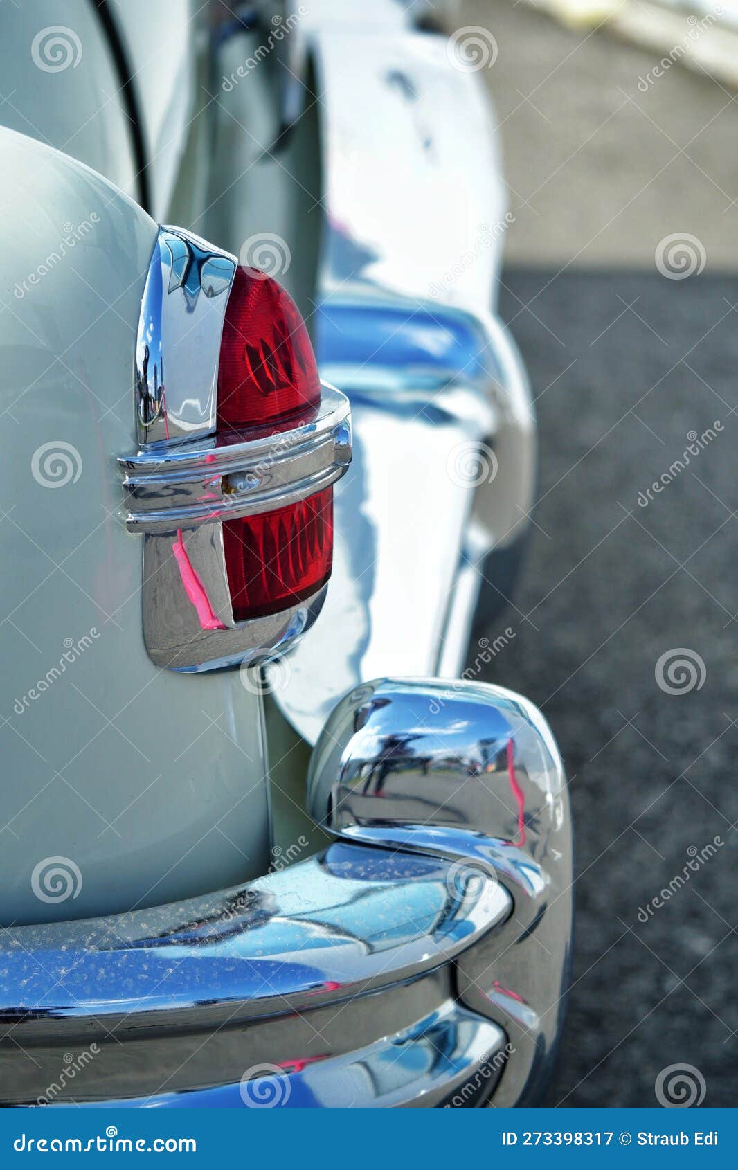 Vintage car rear part stock image. Image of side, wheel - 273398317