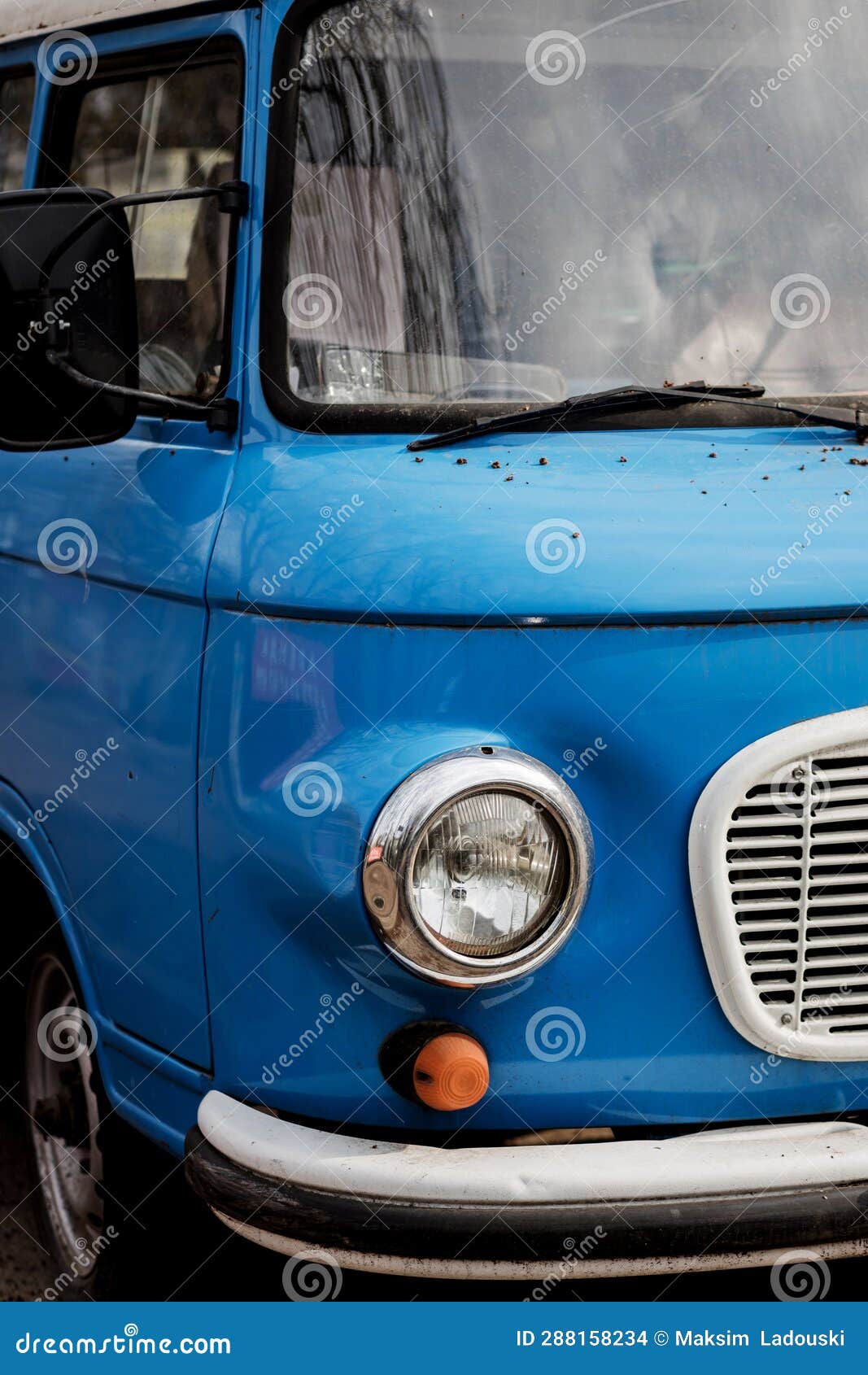 Vintage car. retro van stock photo. Image of classic - 288158234