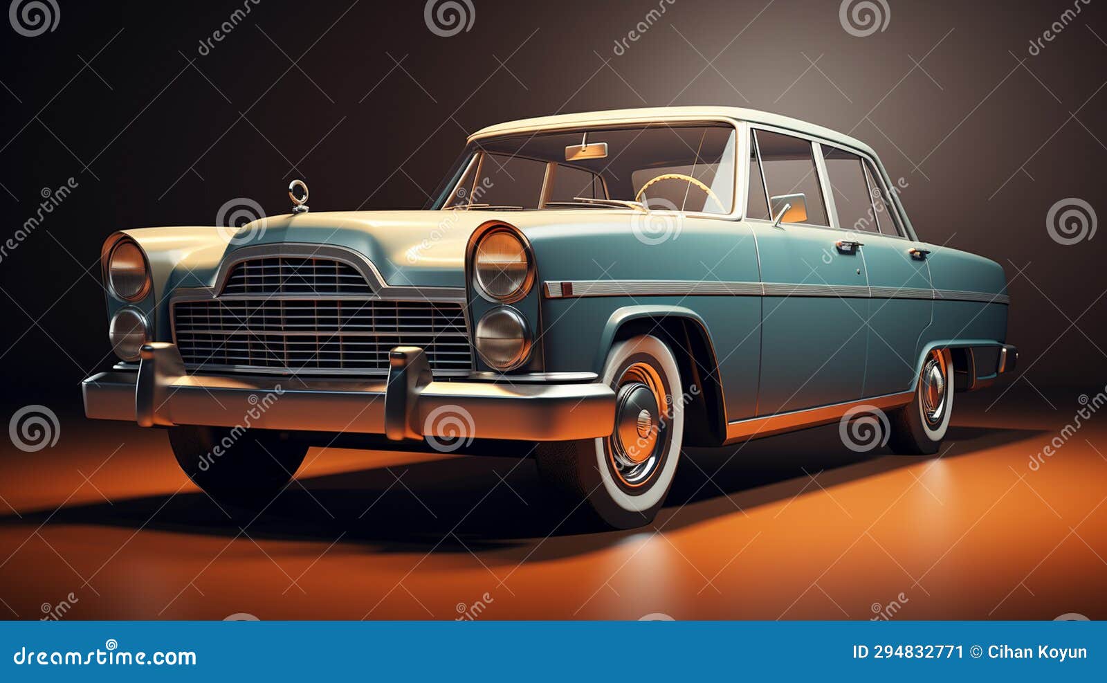 Vintage Car Silhouette Retro Perfection Stock Illustration ...