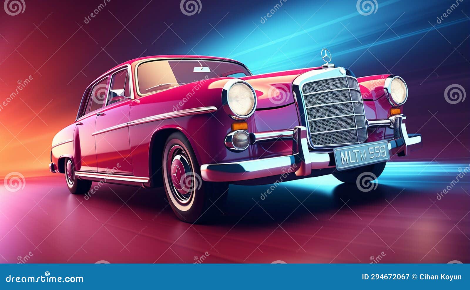 Vintage Car in a Tattoo Its Unique Design a Personal Expression of ...