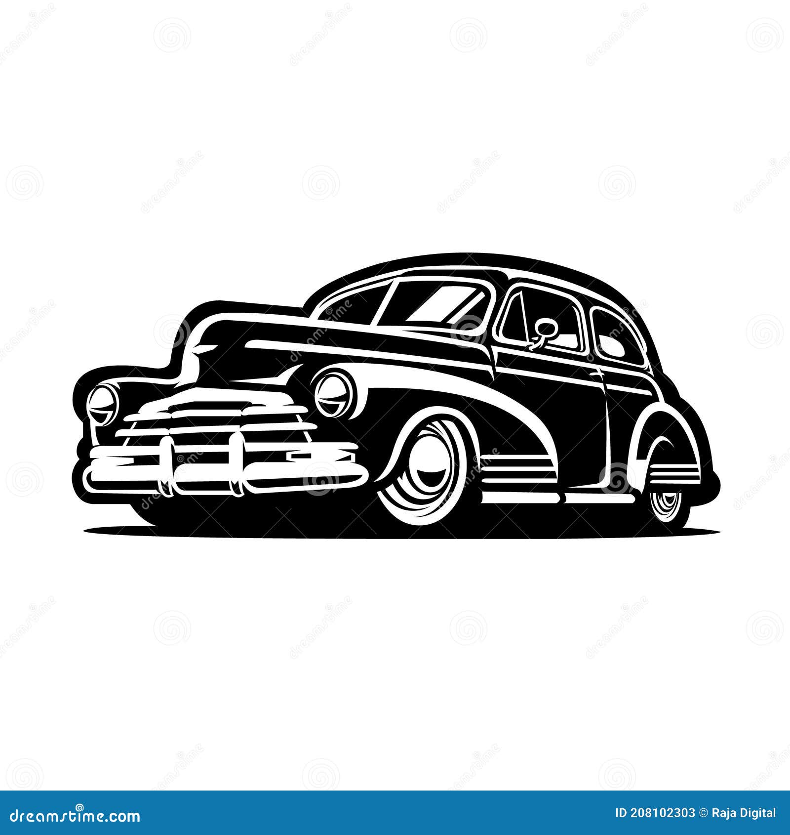 Classic Car Vector Art