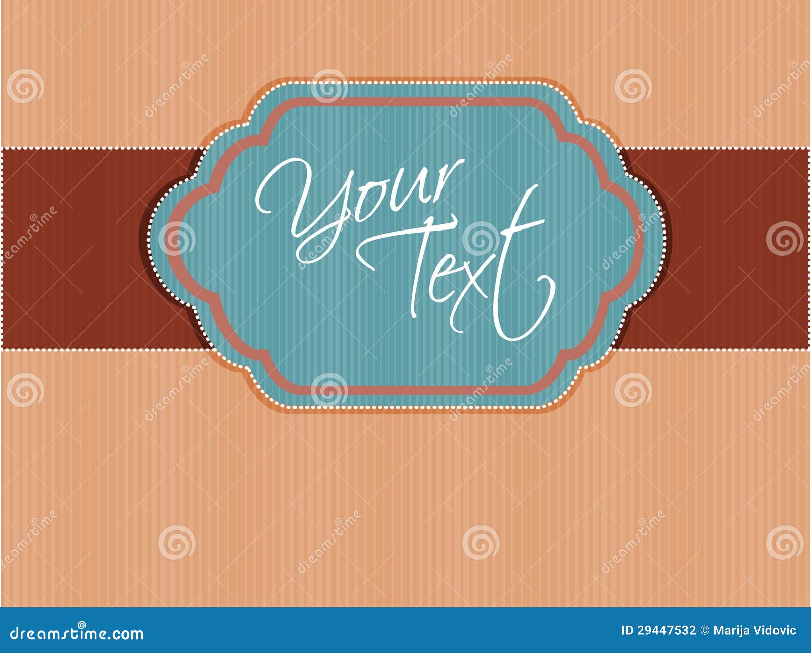 Vintage card design stock vector. Illustration of congratulations ...