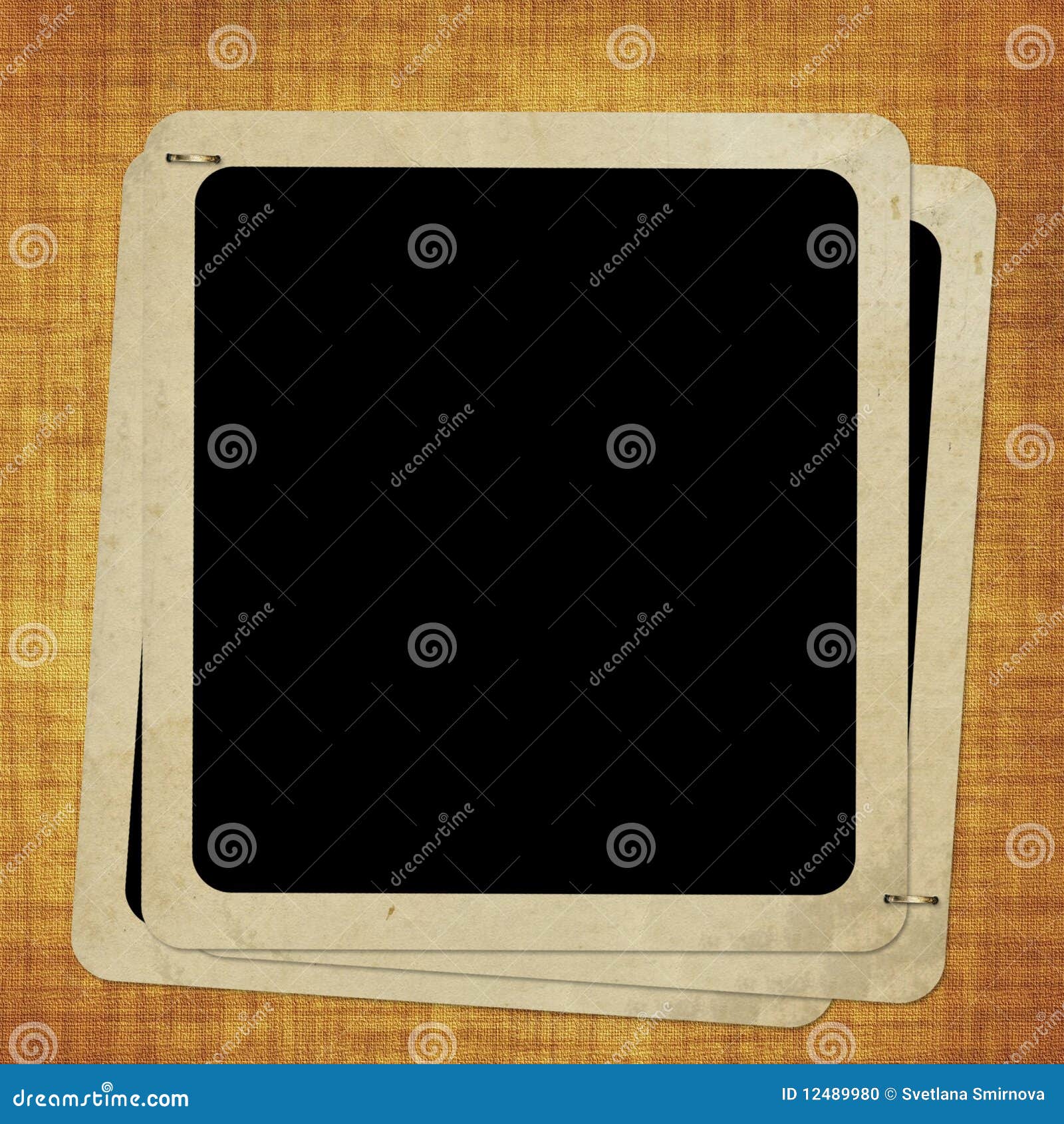 Vintage Card from Old Paper Stock Illustration - Illustration of ...