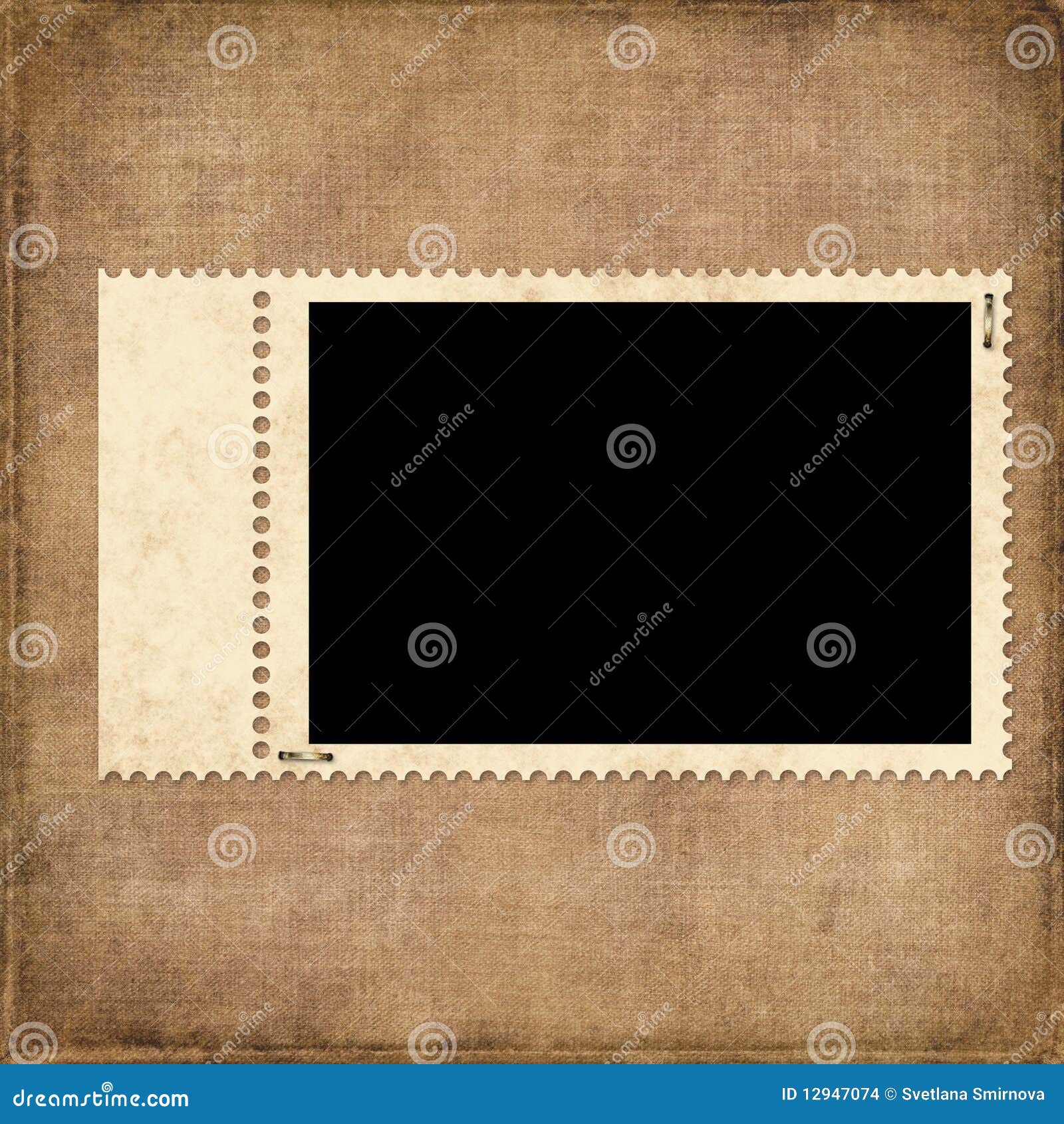 Vintage Card from Old Paper Stock Illustration - Illustration of ...