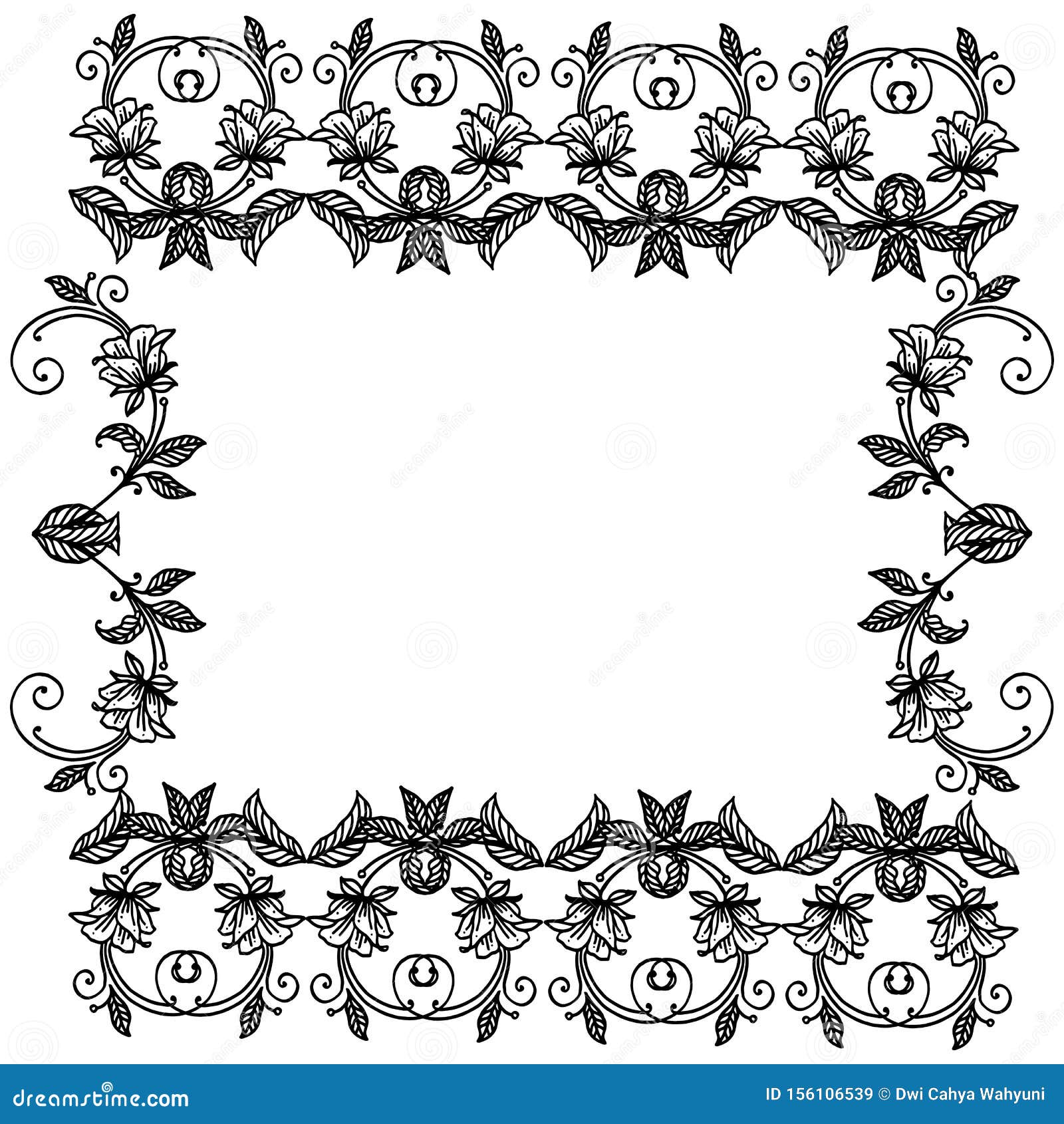 Vintage Card, Various Shape Pattern of Frame, for Ornate of Unique ...