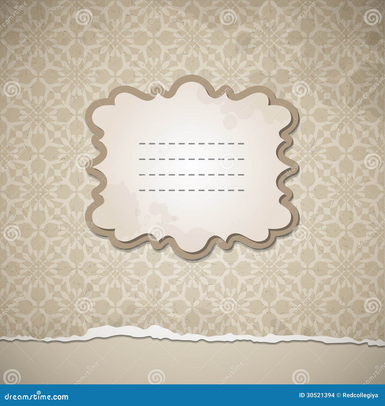 Vintage card stock vector. Illustration of background - 30521394