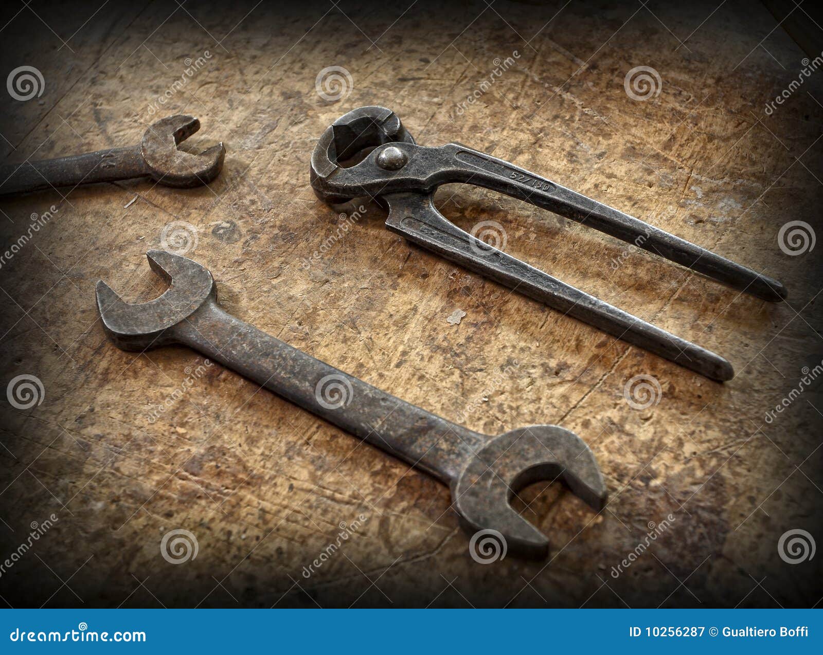 Vintage carpenter tools stock image. Image of dust, carpentry - 10256287