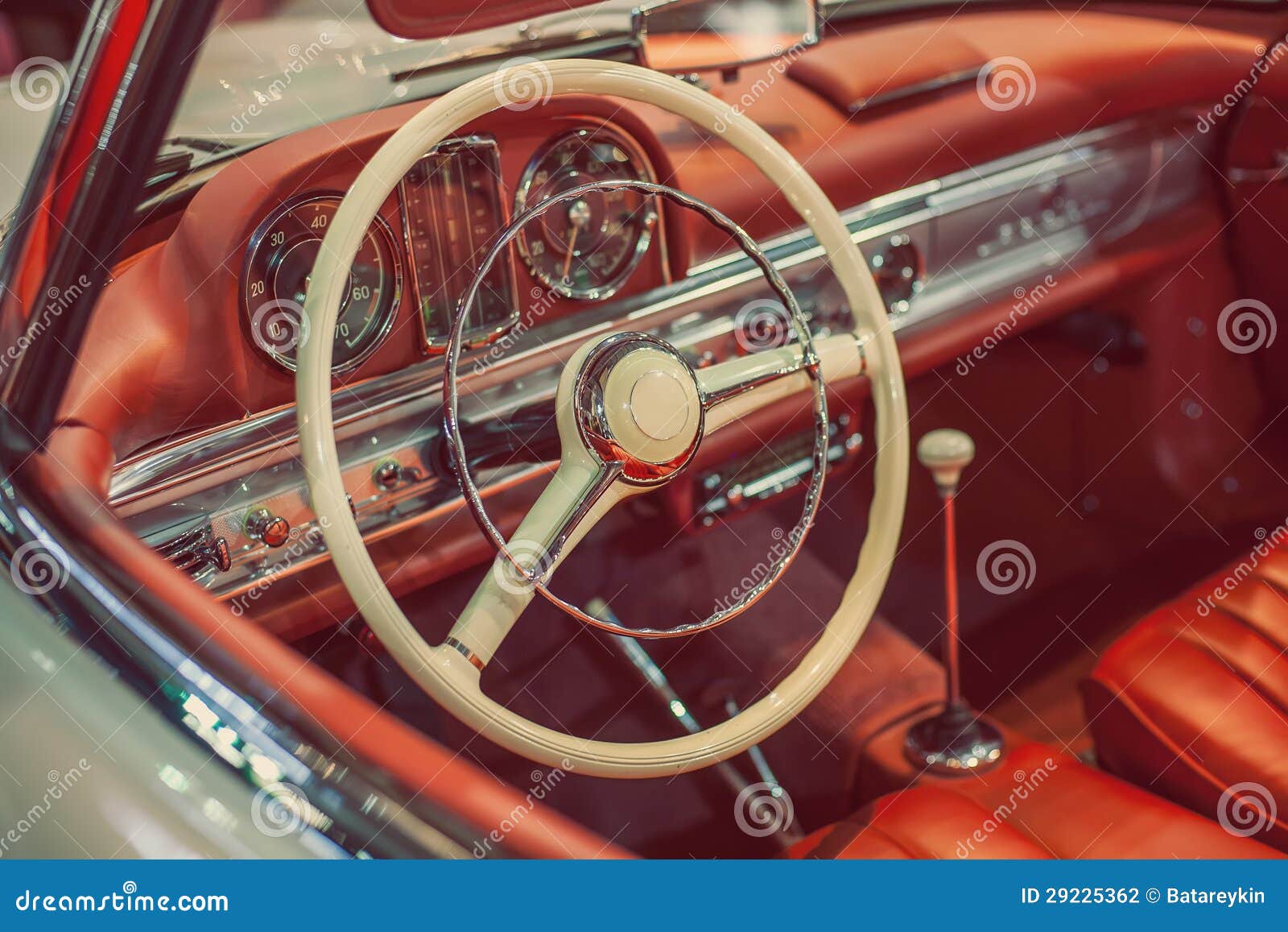 Vintage cars dashboard stock photo. Image of elegance - 29225362