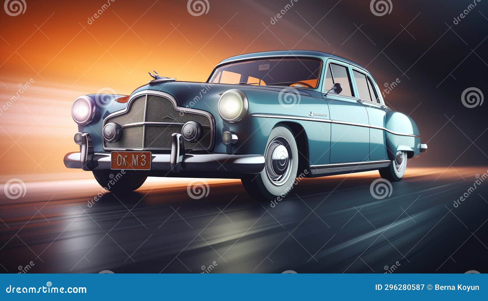 Vintage Cars Engine Bay a Marvel of Engineering Stock Illustration ...