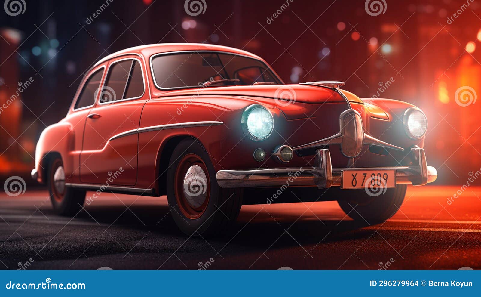 Vintage Cars Engine Bay a Work of Art Stock Illustration - Illustration ...