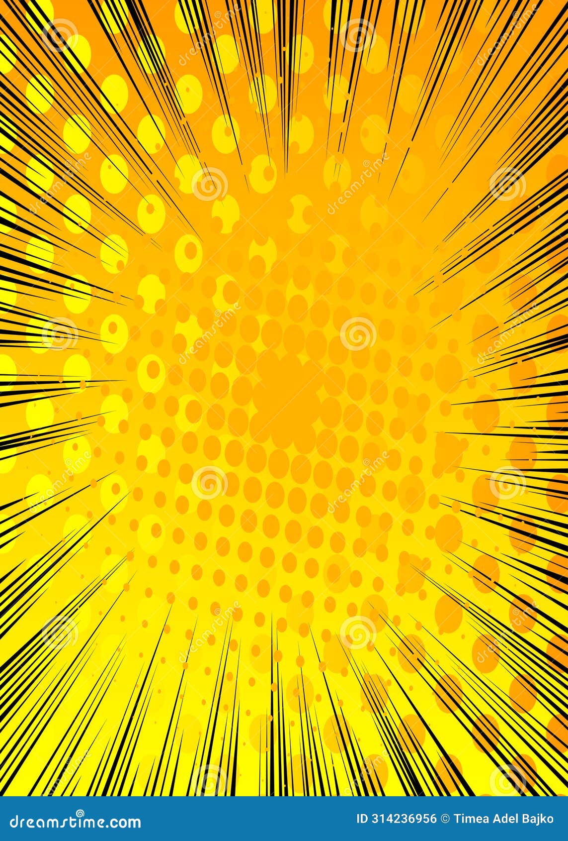 Vintage Cartoon Backgrounds, Comic Book Backdrop. Retro Vector Comics ...