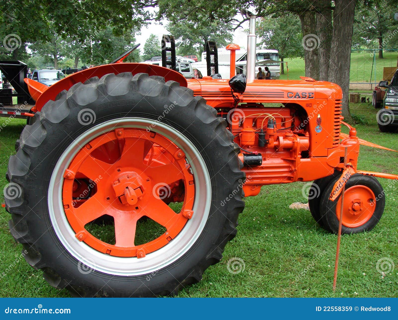 Vintage Case Tractor editorial stock image. Image of illinois - 22558359