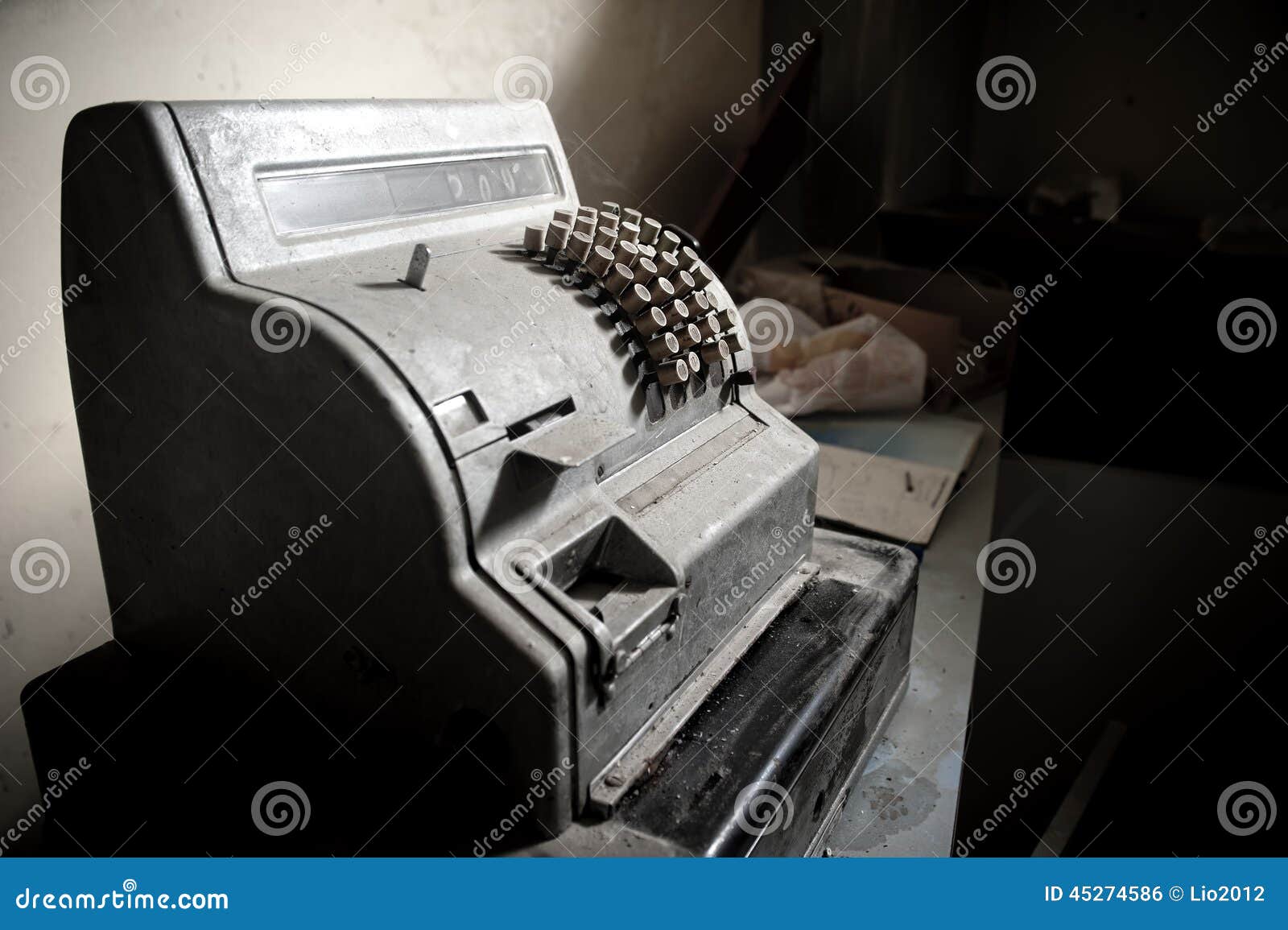 Vintage cash register stock photo. Image of register - 45274586