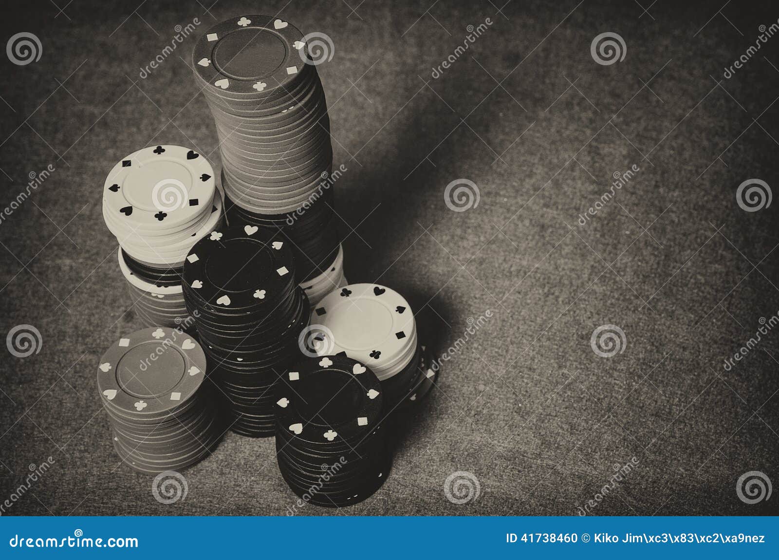 Vintage casino chips stock photo. Image of vintage, texas - 41738460
