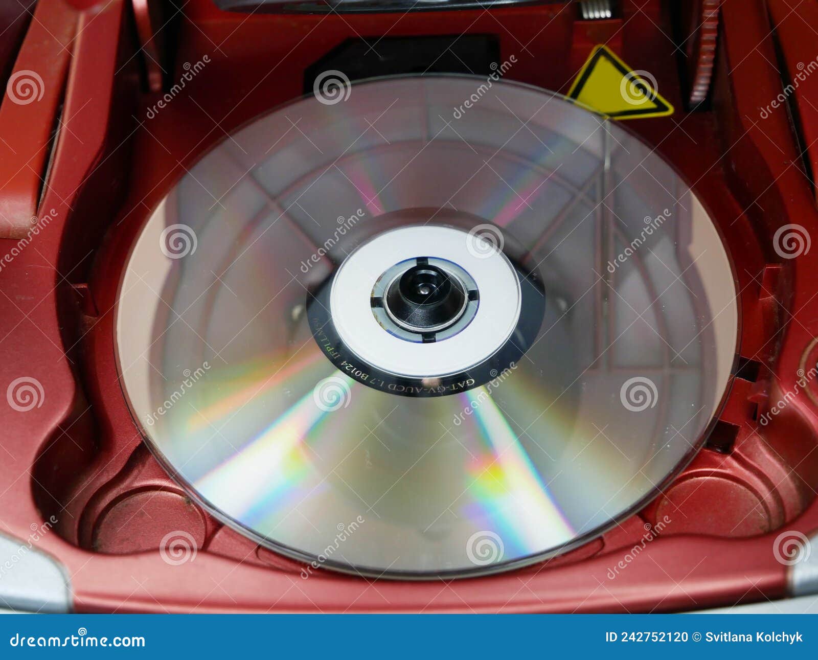 Vintage CD Player, Audio Mini-system, Radio, Player Stock Photo - Image ...