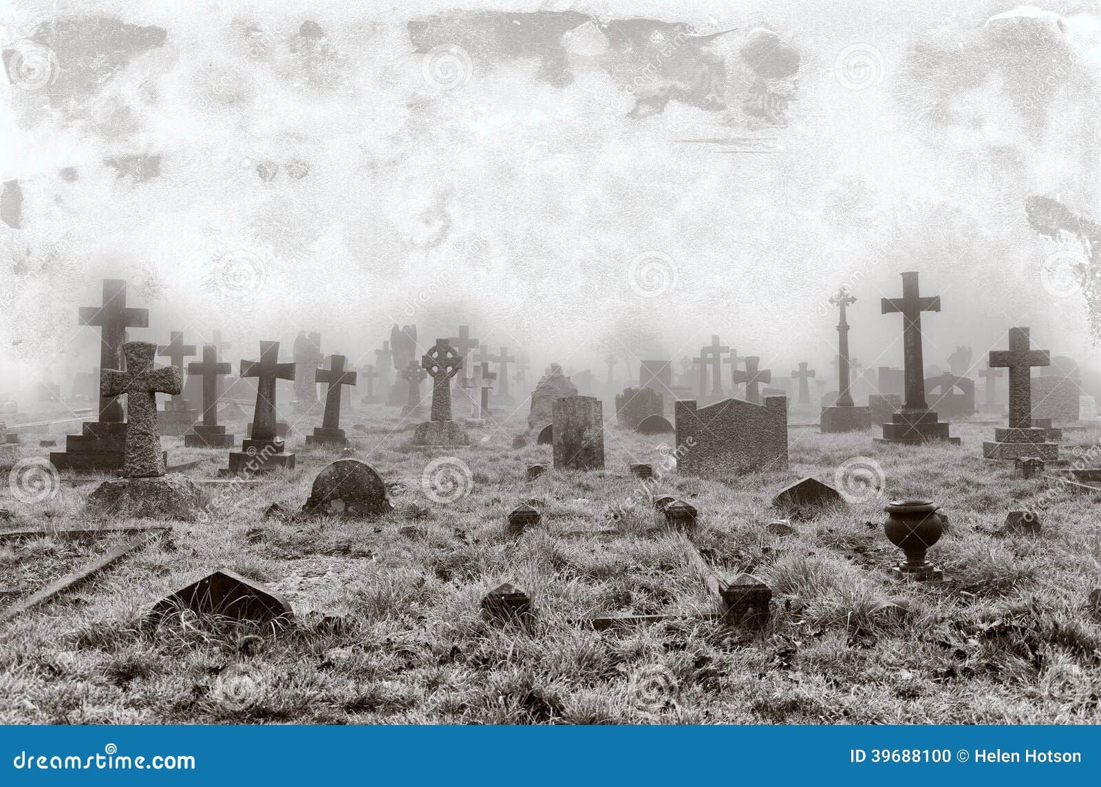 Vintage Cemetery Background Stock Photo - Image of gray, memory: 39688100