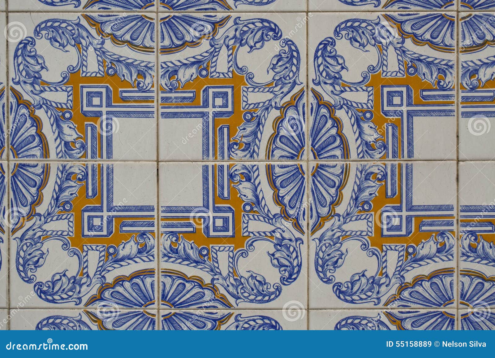 Vintage ceramic tile stock image. Image of antique, detail - 55158889