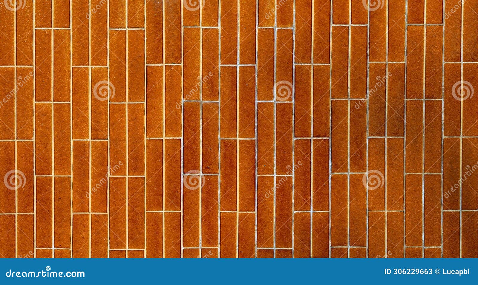 Vintage Ceramic Tiles, with Long Horizontal Shape. Color is Light Brown ...