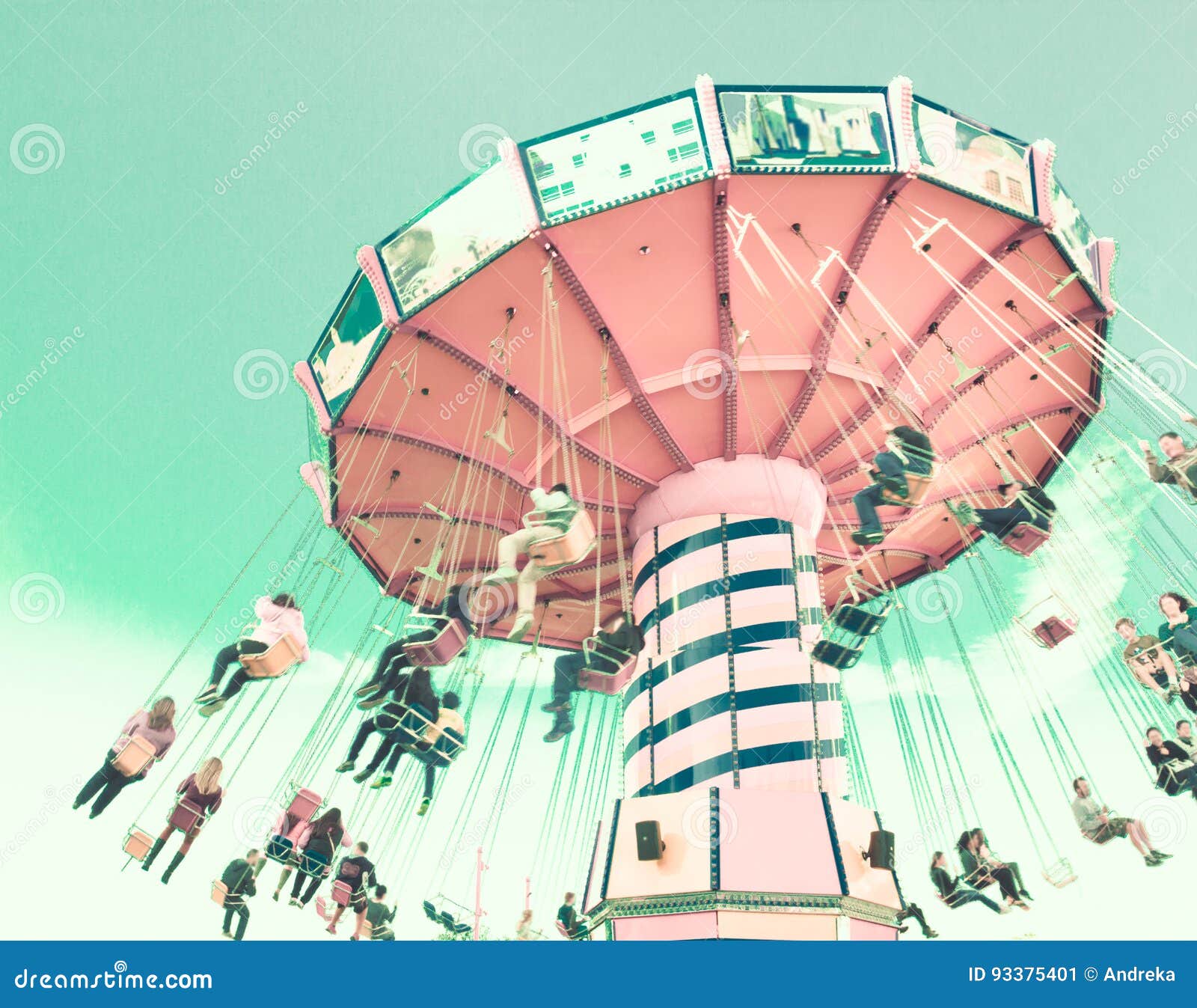 Swing Ride At Washington State Fair Puyallup Editorial Image ...