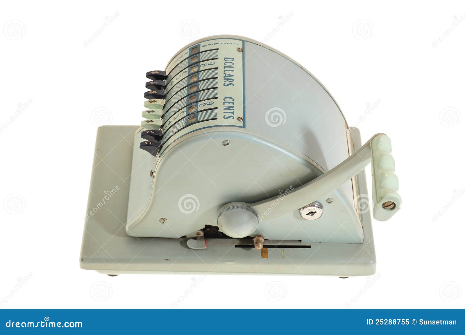 Vintage Check Writer stock image. Image of tool, business - 25288755