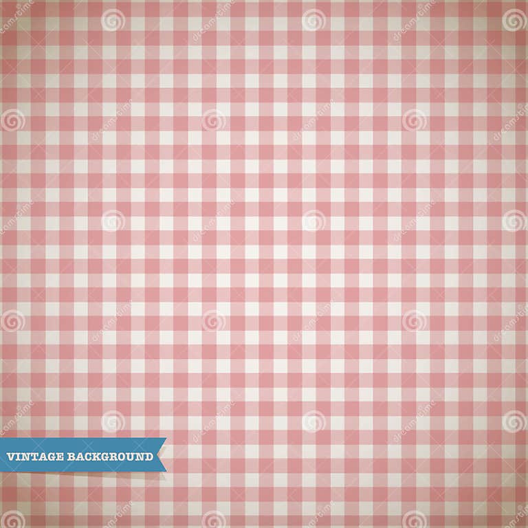 Vintage Checked Pattern stock vector. Illustration of copy - 40980338