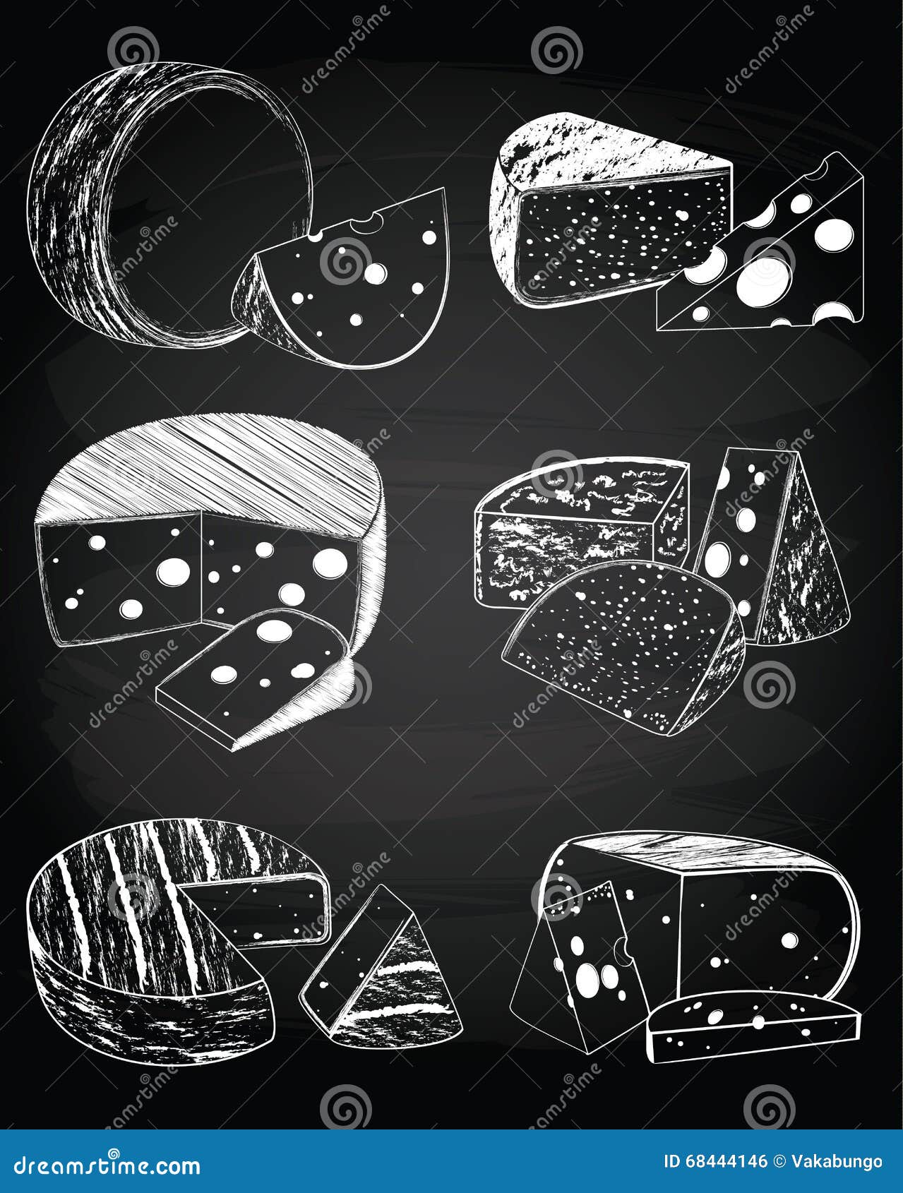 Vintage Cheese Vector Poster | CartoonDealer.com #65801138