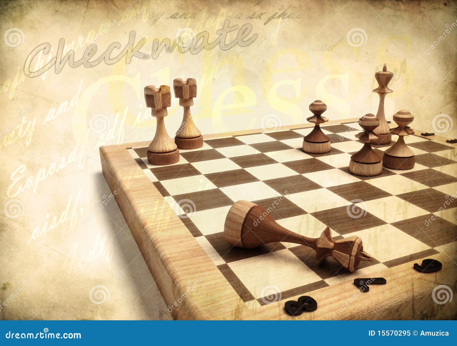 Vintage Chess Stock Photo | CartoonDealer.com #15570295