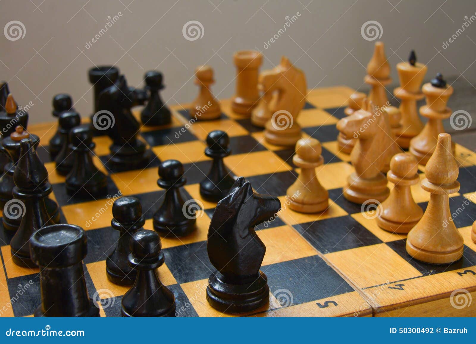 Vintage Chess - Board Game, Stock Photo - Image of player, vintage ...