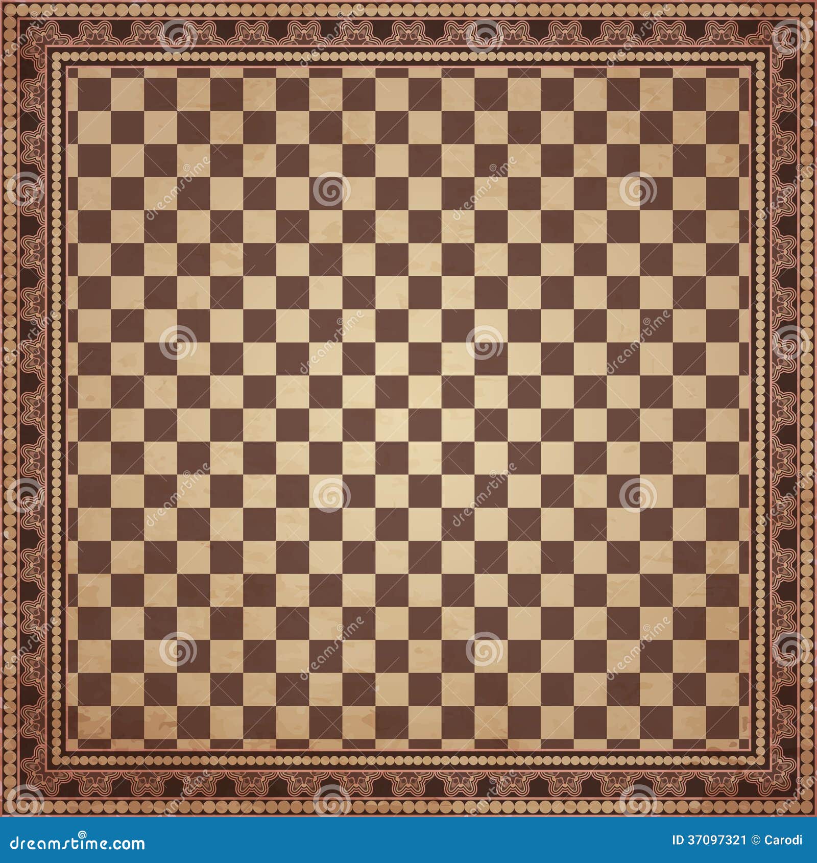 Vintage Old Chessboard Texture - Retro Chess Pattern - Beige Vintage ...