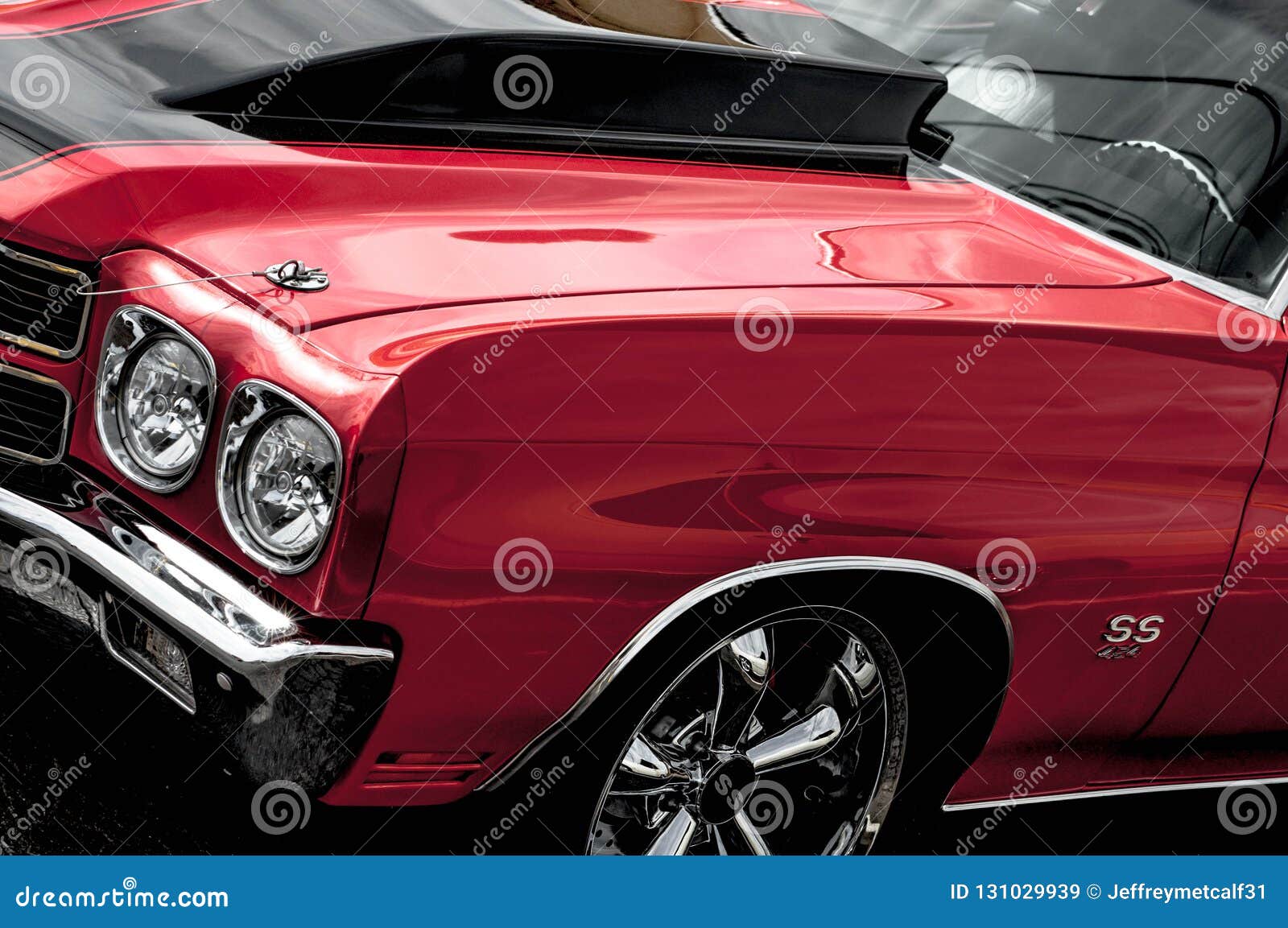 Vintage Chevy chevelle editorial stock image. Image of sports - 131029939