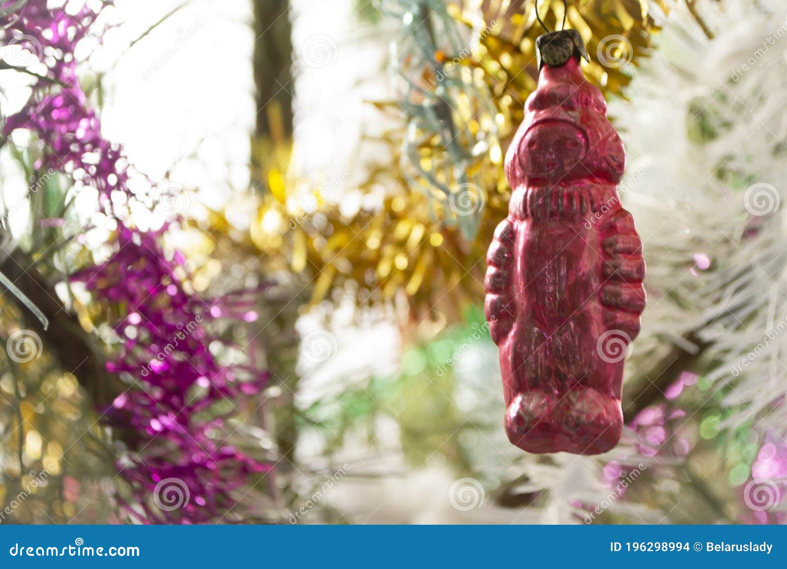 Vintage Christmas Decoration for the Christmas Tree in the Soviet Union ...