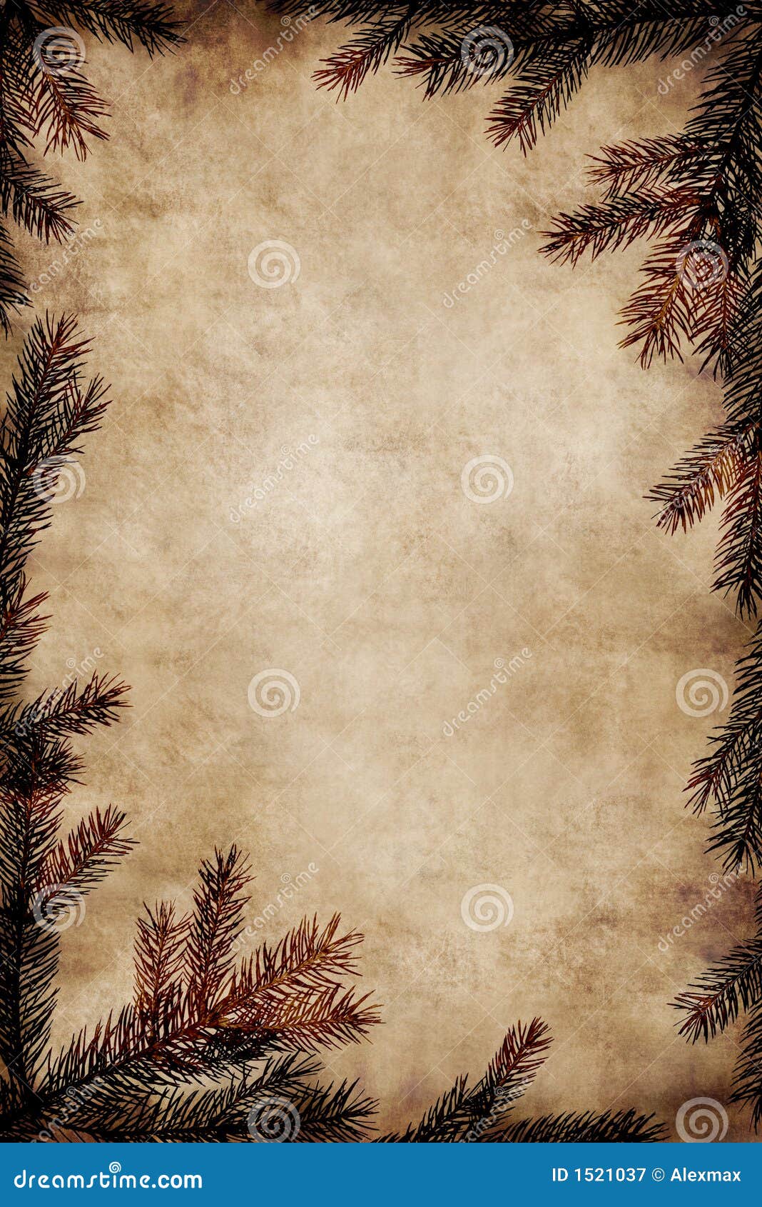 Vintage Christmas Frame stock image. Image of grungy, parchment - 1521037