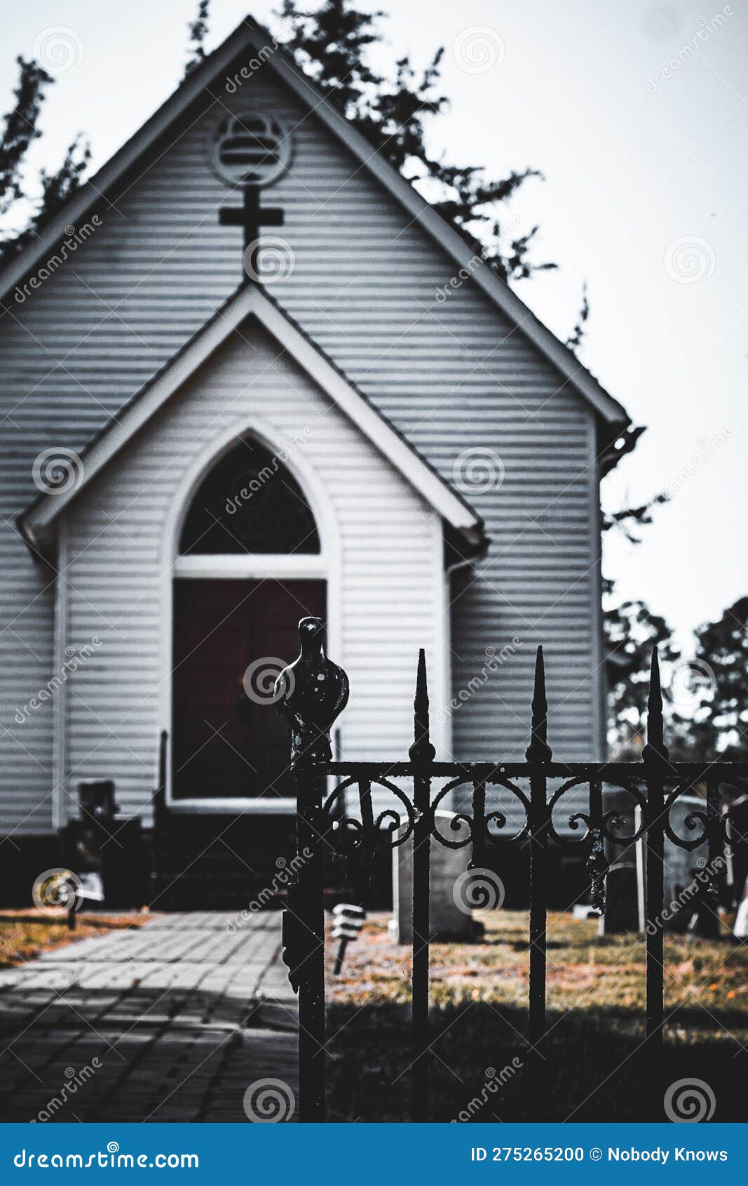 Vintage Church Gate Dream Land Stock Photo - Image of vintage, church ...