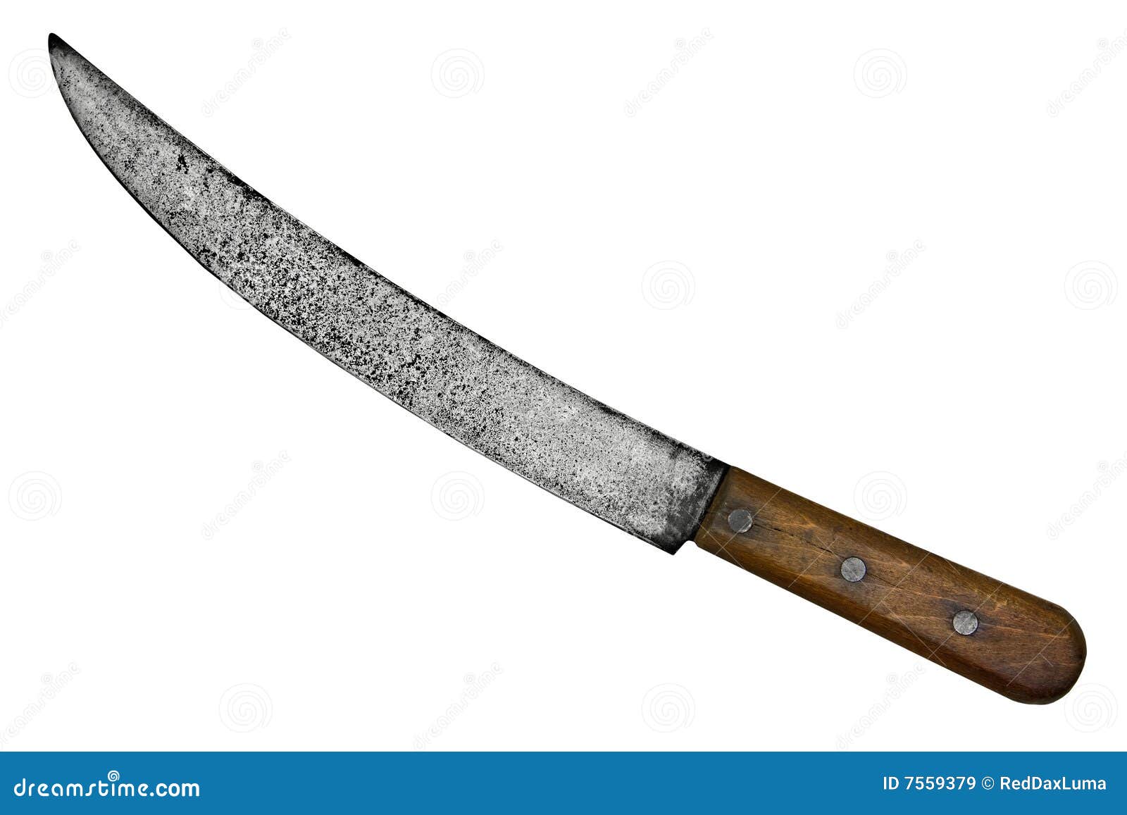 Vintage cimiter knife stock image. Image of table, danger - 7559379