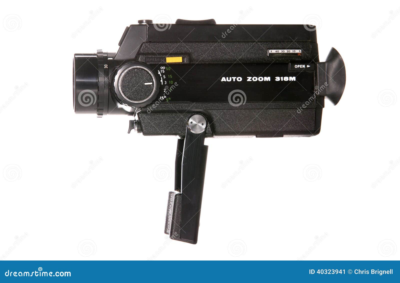 Vintage Cine Movie Camera Stock Photo | CartoonDealer.com #54129426