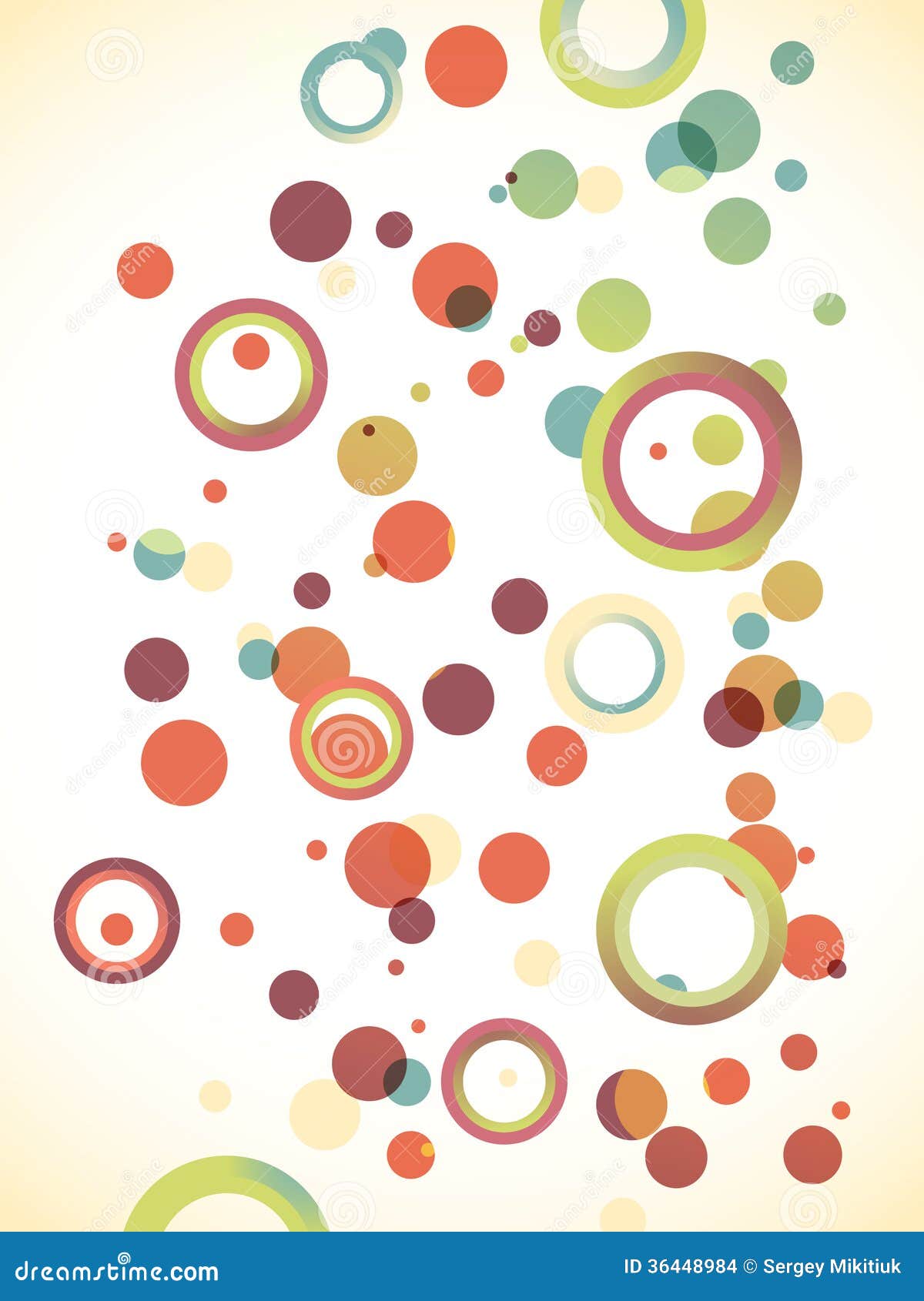 Vintage Circle Abstract Background Stock Illustration - Illustration of ...