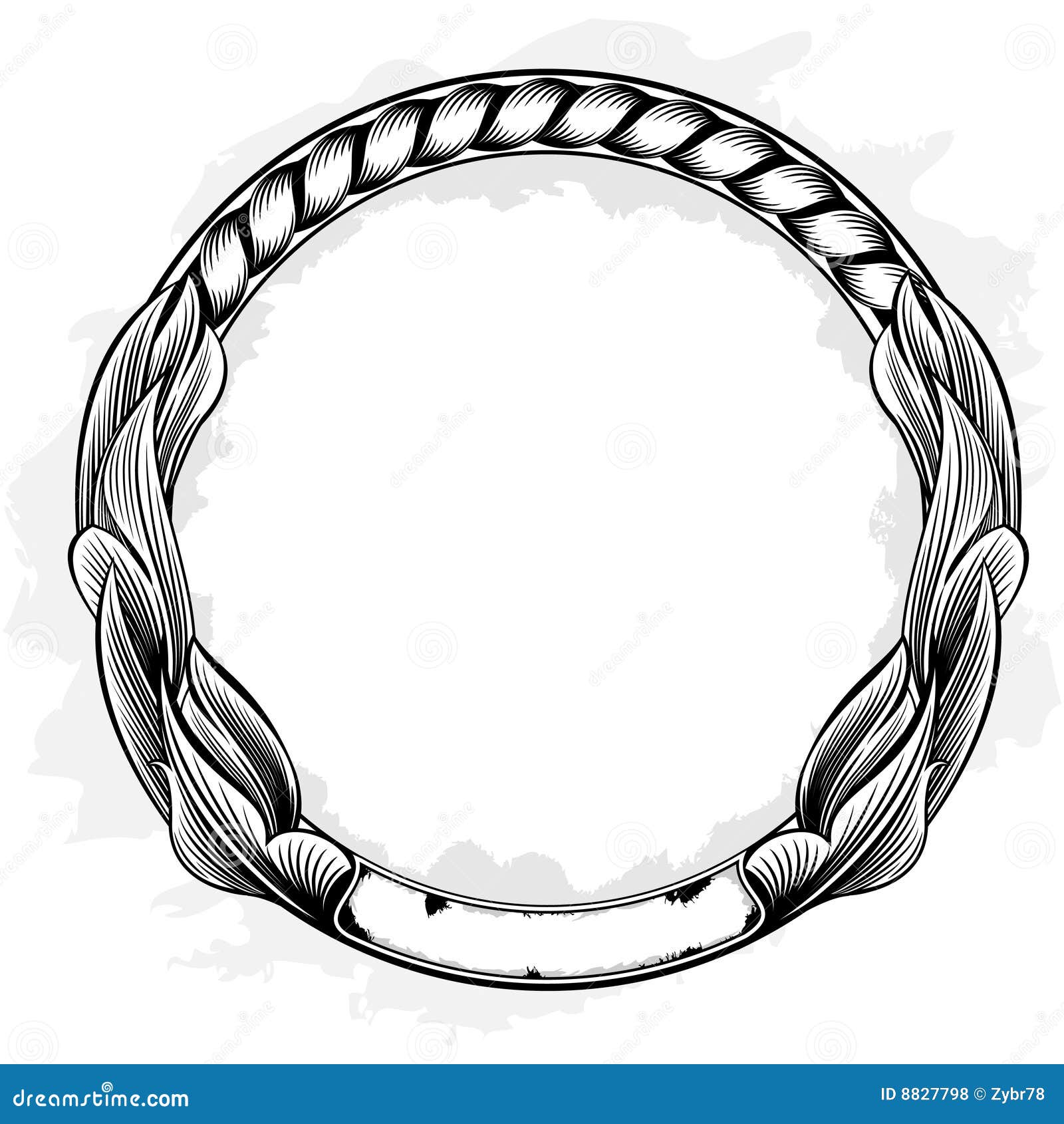 Vintage Circle Frame