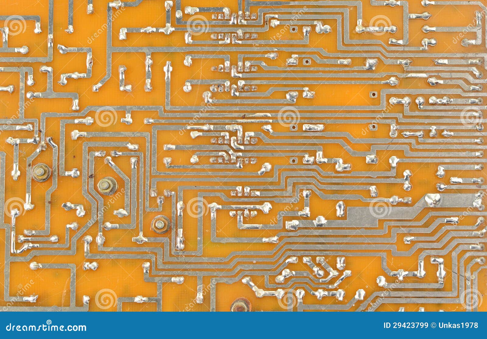 Vintage circuit board stock image. Image of micro, capacitor - 29423799