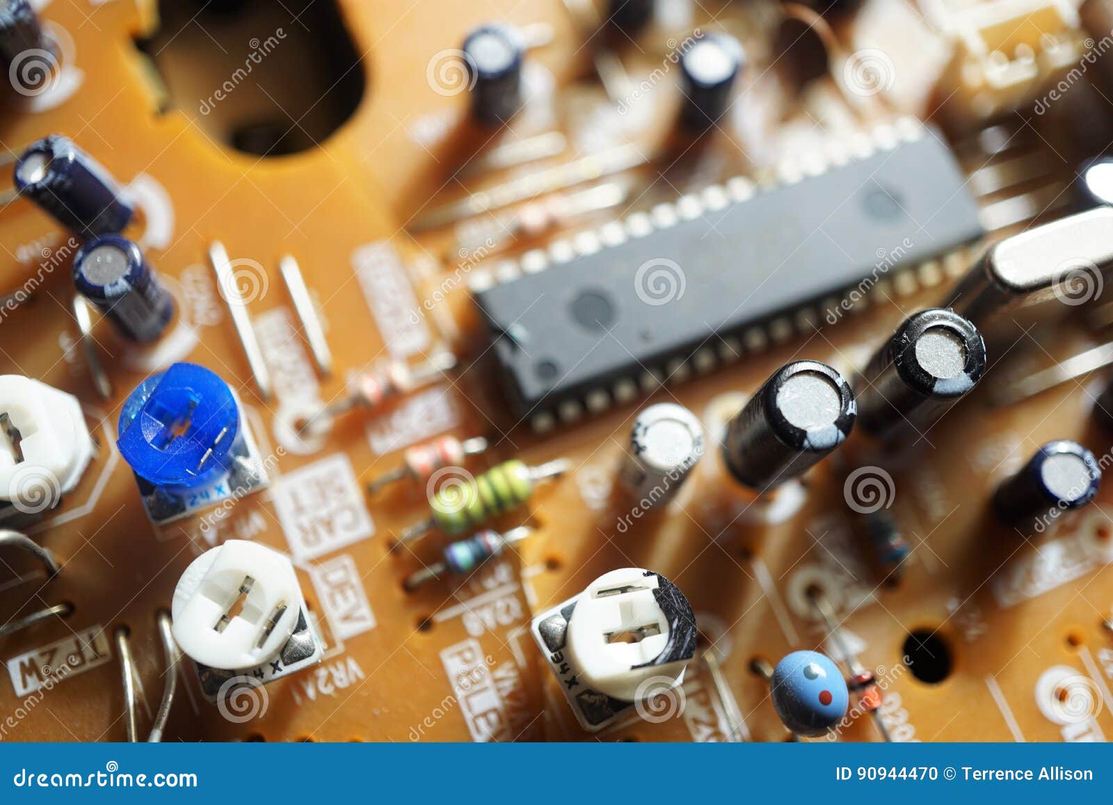 Vintage circuit board stock photo. Image of circuit, hacking - 90944470