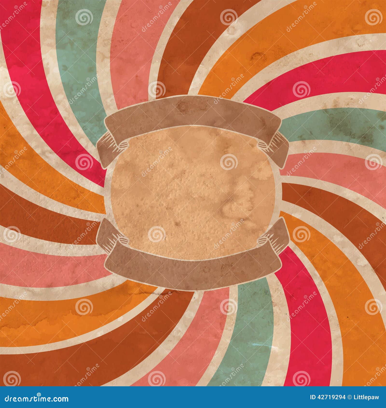 Vintage Circus Paper Background
