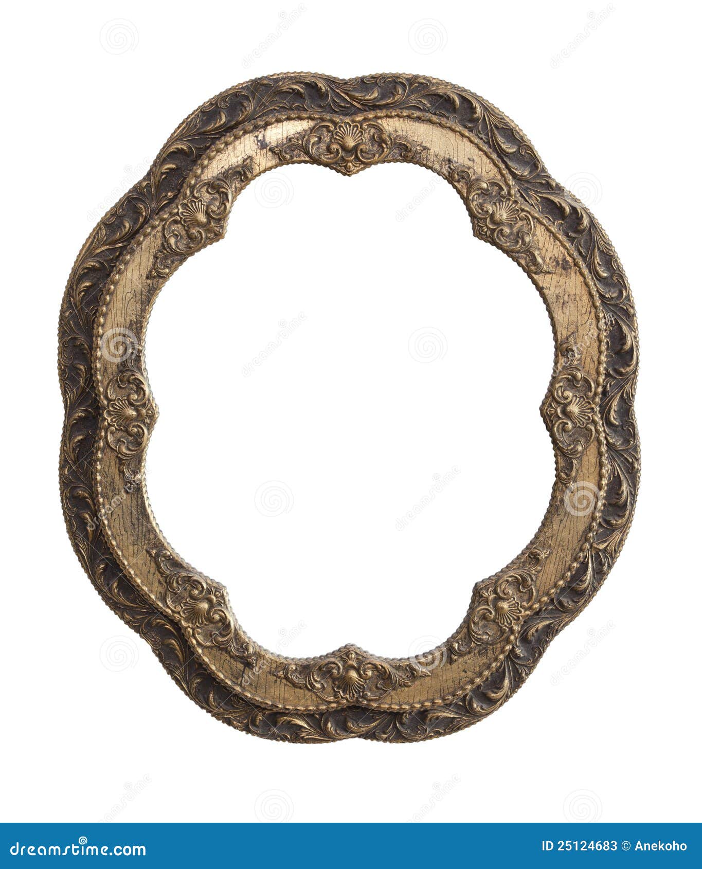 Vintage classical frame stock image. Image of baroque - 25124683