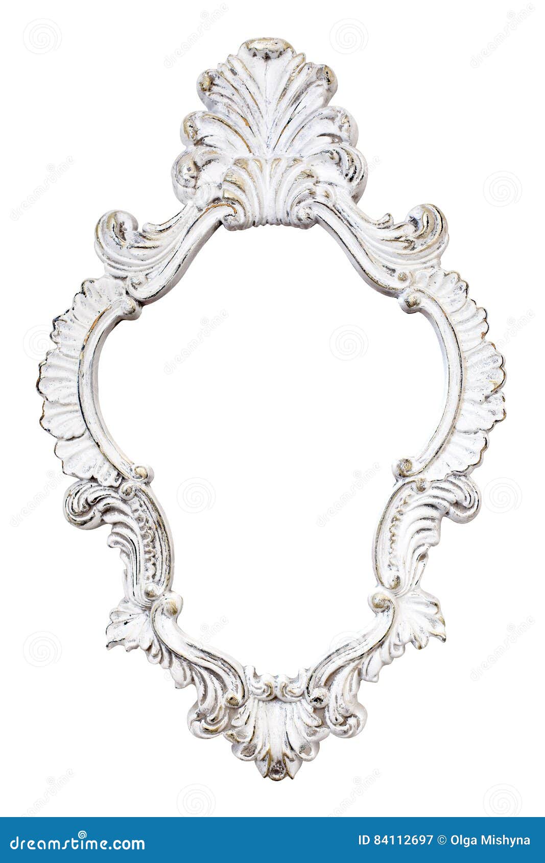 Vintage Classical White Frame Stock Image - Image of board, decor: 84112697