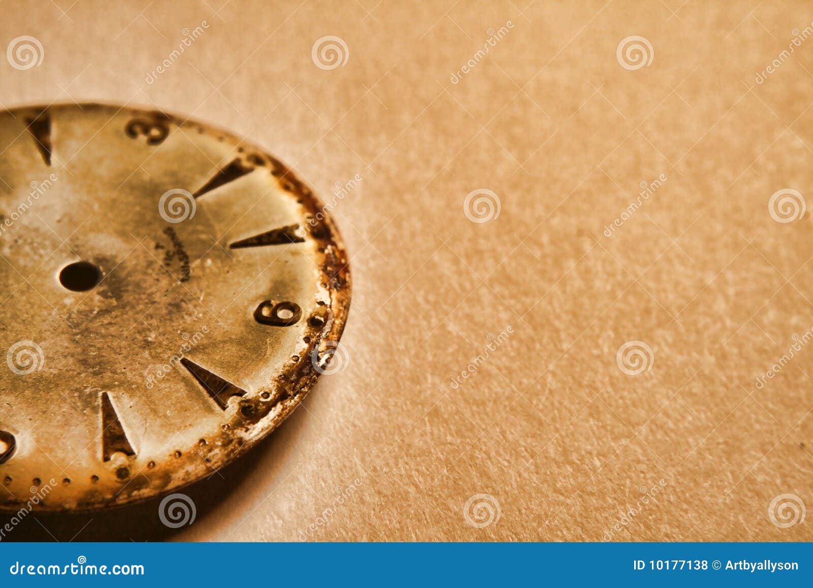 Vintage Clock stock photo. Image of second, antique, rust - 10177138