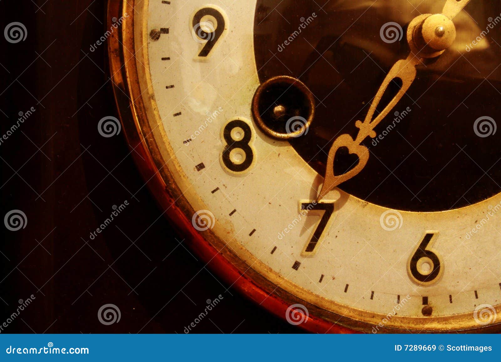 Vintage Clock Is A Symbol Of Time, Reminiscent Of The Past And The ...