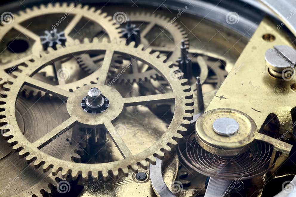 Vintage Clock Adjusting Lever Stock Photo - Image of accuracy, antique ...