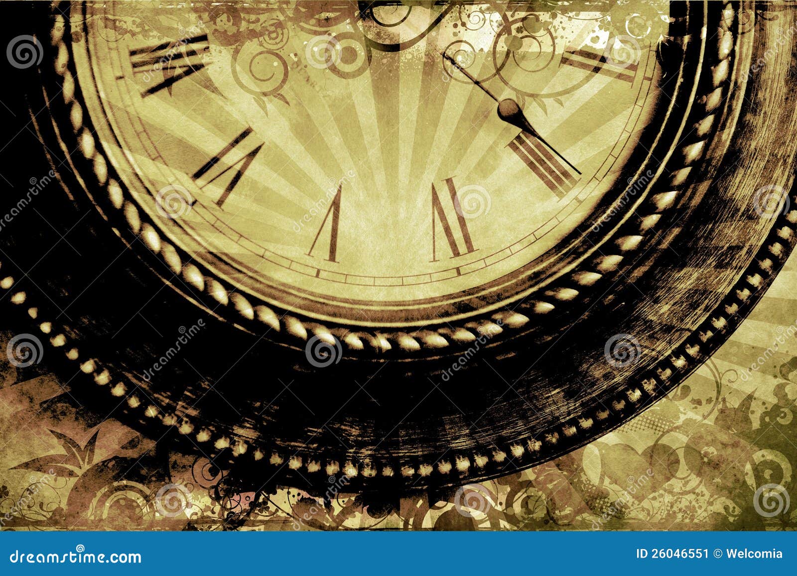 Clock Background Design