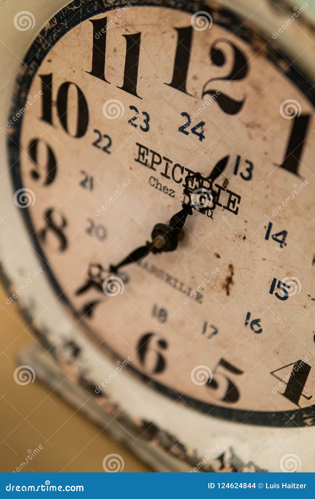 Vintage Clock editorial stock image. Image of times - 124624844