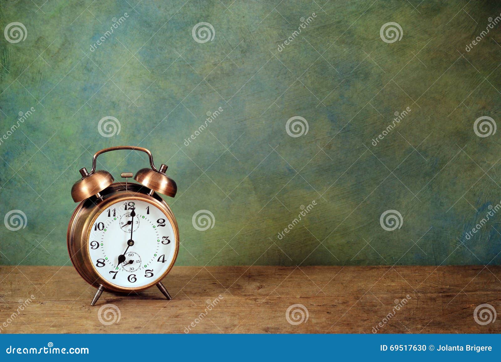 Vintage Clock On Grunge Old Paper Texture Stock Image | CartoonDealer ...